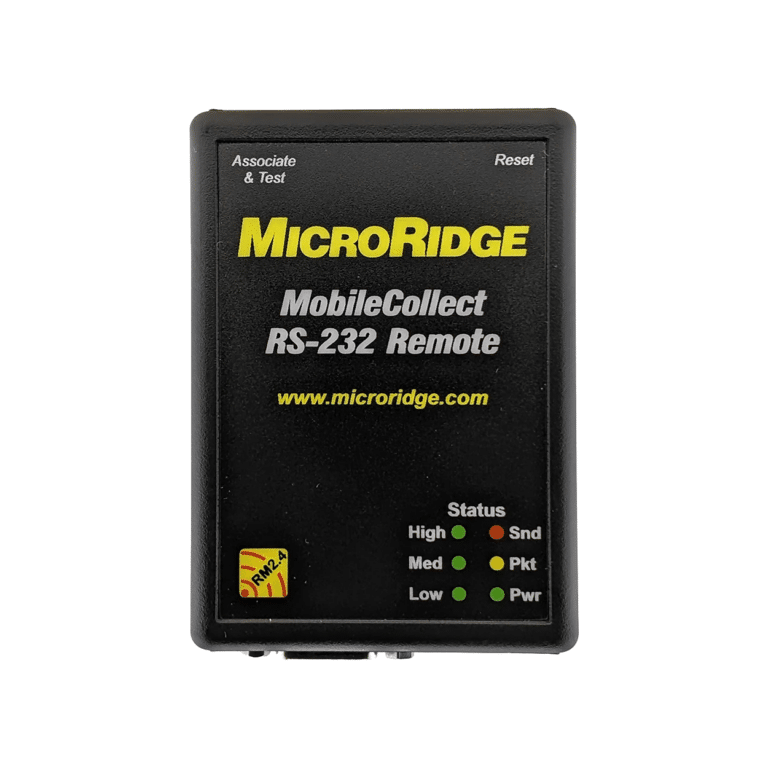 MobileCollect Wireless RS-232 Remote - MicroRidge